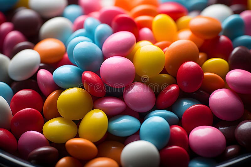 Set of Different Types of Colored Sweet Candies in the Form of Sea ...