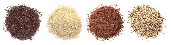 Set with Different Types of Quinoa Stock Photo - Image of kinds ...