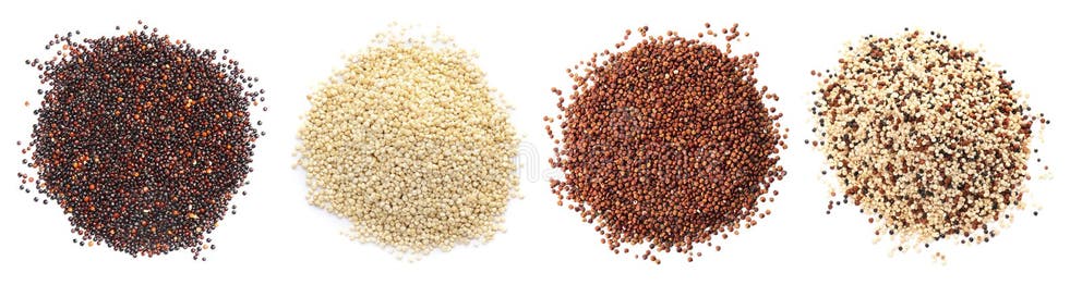 Set with Different Types of Quinoa Stock Photo - Image of kinds ...
