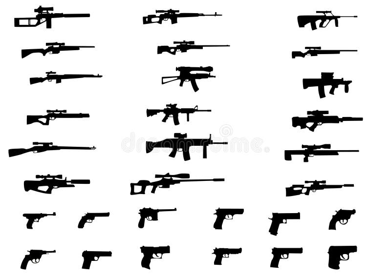 Soldier Types and Class Cliparts Icons Stock Vector - Illustration of ...