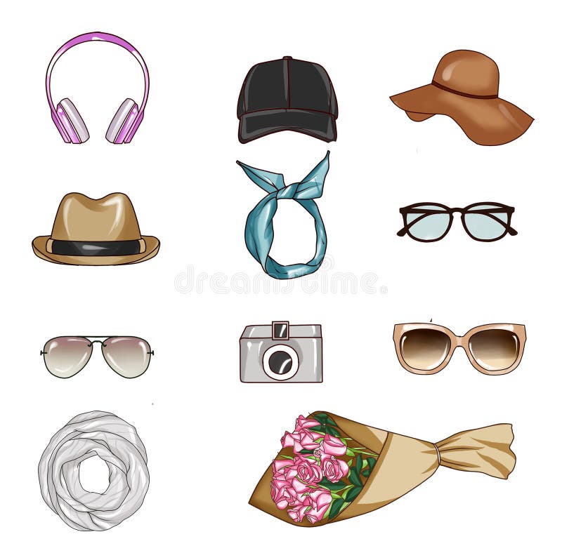 Accessories Stock Illustrations – 297,726 Accessories Stock ...