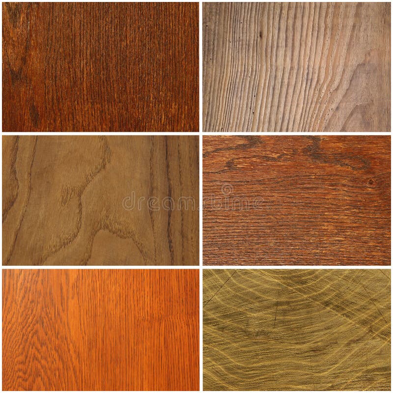 Set of Different Wood Texture or Background Stock Photo - Image of ...