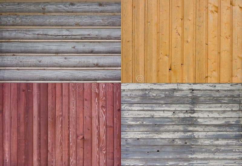 Set Of Different Wooden Textures Stock Photo - Image of large ...