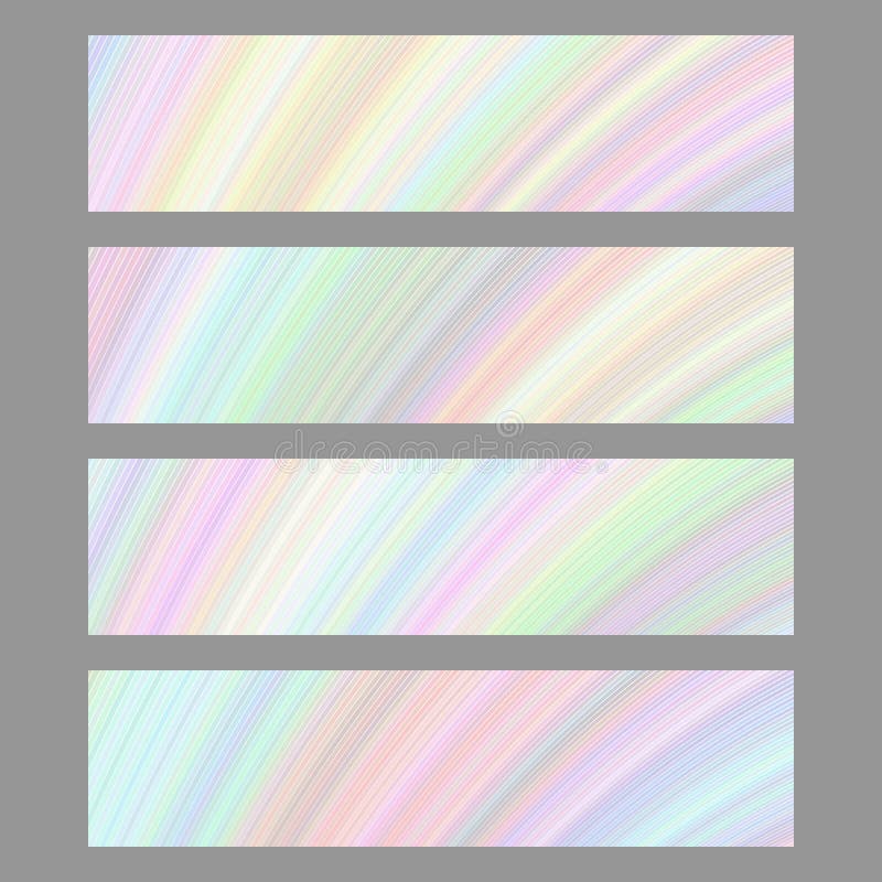 Set Leaderboard Backgrounds Abstract Motifs Stock Illustrations – 4 Set ...