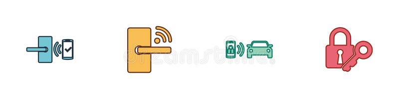 Set Digital Door Lock with Wireless, , Smart Car Alarm System and Lock ...