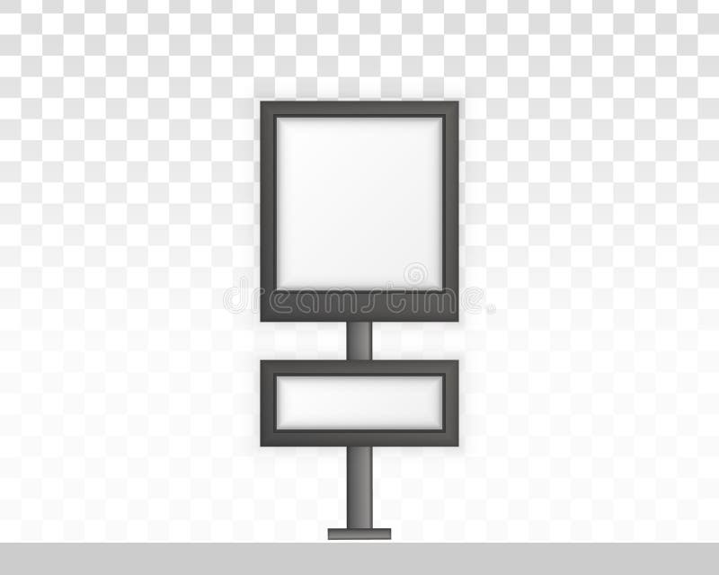 Set of Digital Signage for Advertising Signboard. Stock Illustration ...