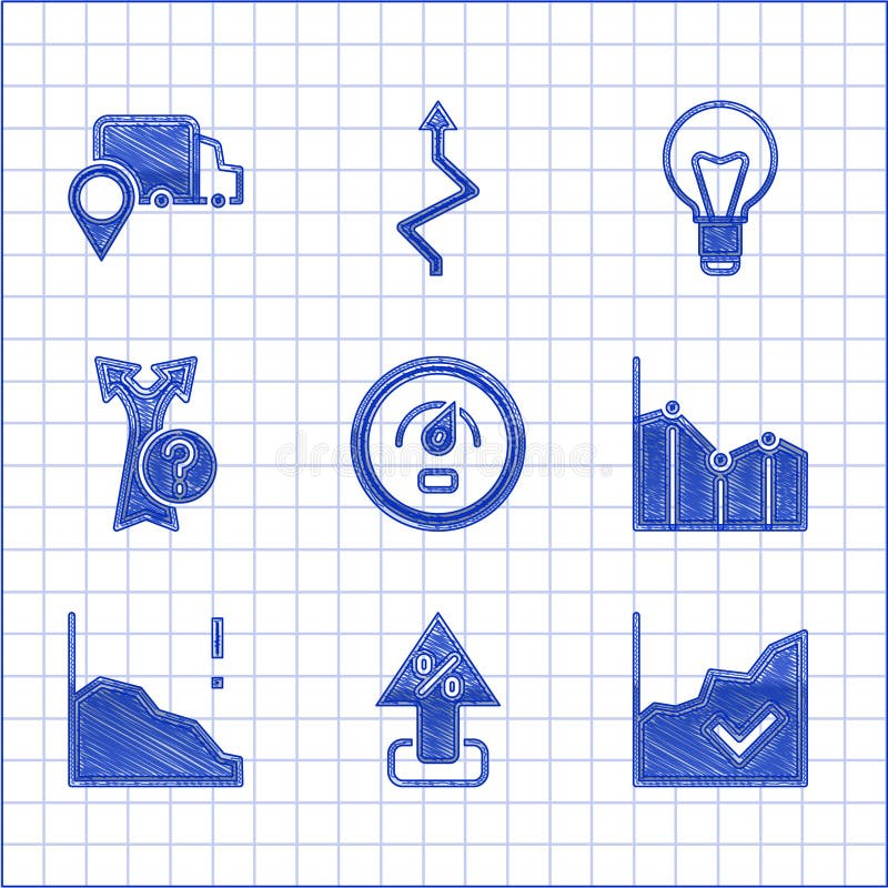 Set Digital Speed Meter, Percent Up Arrow, Financial Growth Increase, Pie Chart Infographic ...