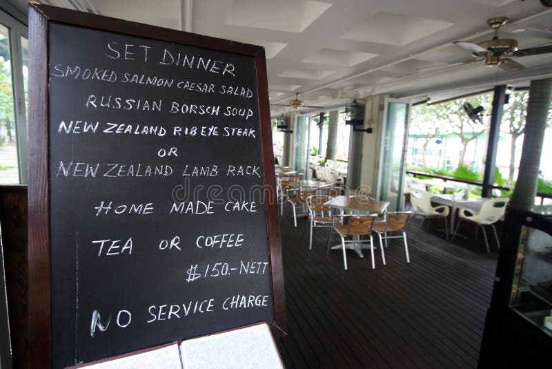 Set Dinner Menu stock photo. Image of billboard, menu - 3386290