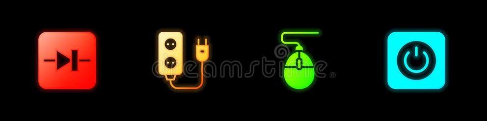 Set Diode in Electronic Circuit, Electric Extension, Computer Mouse and ...