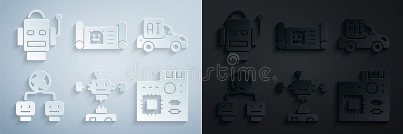 Set Disassembled Robot, Autonomous Smart Car, Artificial Intelligence ...