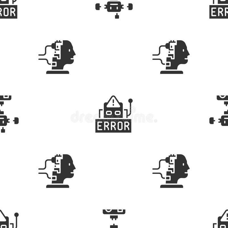 Set Disassembled Robot, Error in and Robot for Maintenance on Seamless ...