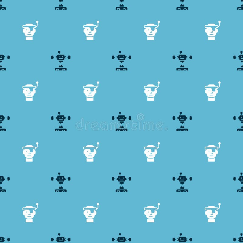 Set Disassembled Robot and Smart Glasses on Seamless Pattern. Vector ... Set Disassembled Robot and Smart Glasses on Seamless Pattern. Vector ...
