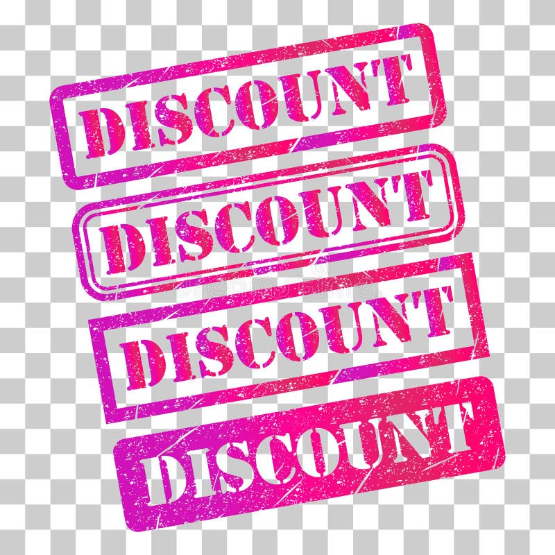 Set of Discount Stamp Symbol, Label Sticker Sign Button, Text Banner ...