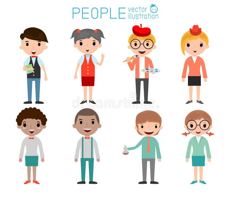 Cartoon Girl Full Body Stock Illustrations – 5,981 Cartoon Girl Full ...