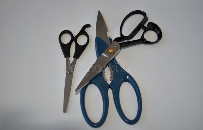 A set of diverse scissors stock photo. Image of embroidery - 168150026