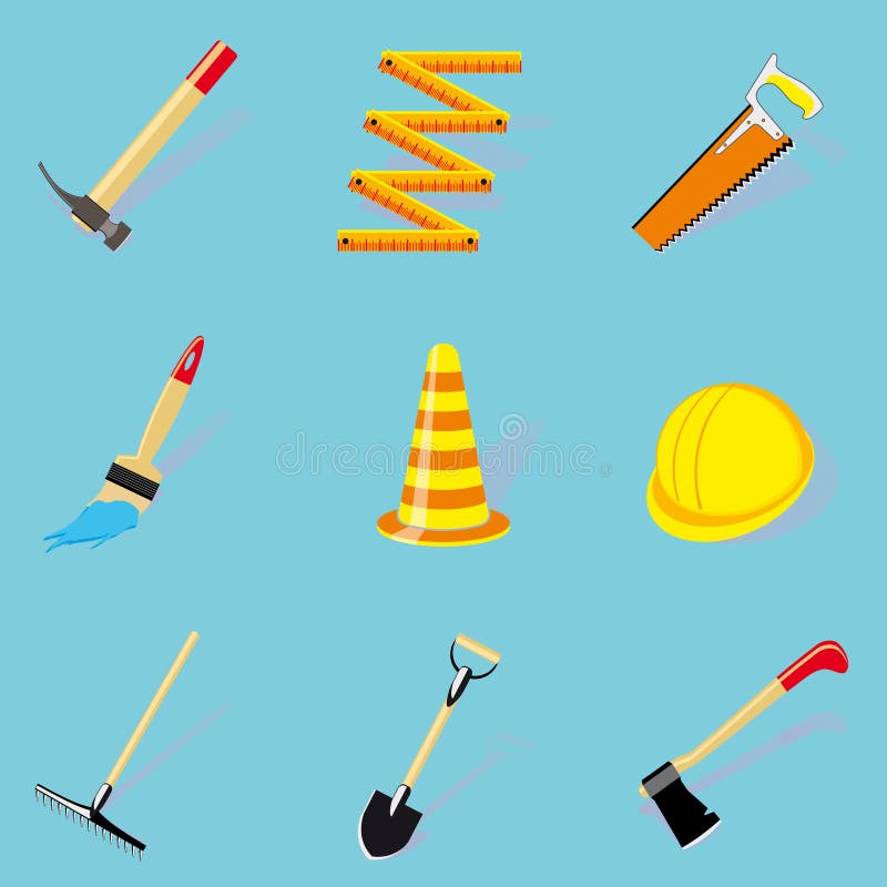 Set of diy icons stock illustration. Illustration of industrial - 41533369