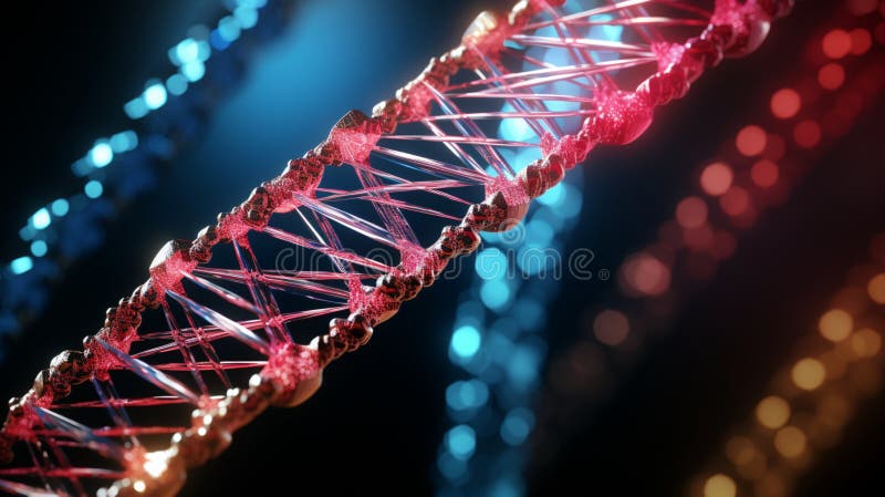 Set of DNA Genome Structure Isolated on White Background Stock ...