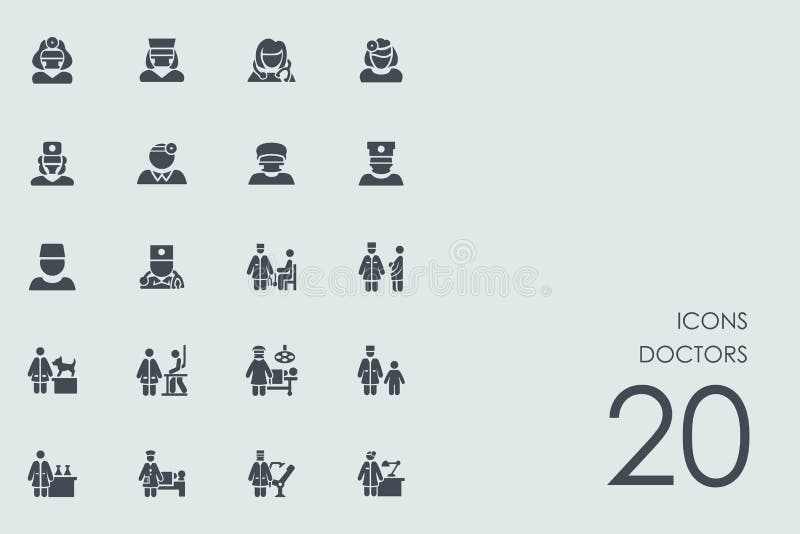 Doctors Uniform Icons Stock Illustrations – 383 Doctors Uniform Icons ...