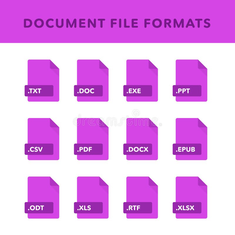 Video File Formats Stock Illustrations – 453 Video File Formats Stock ...