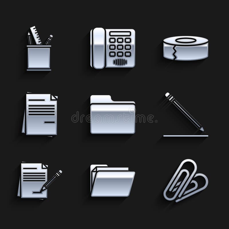 File Folder Line Drawing Stock Illustrations – 1,548 File Folder Line ...