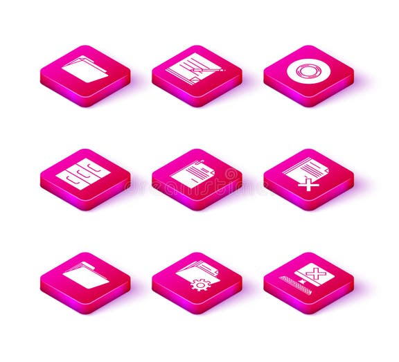 Set Document Folder, Folder Settings with Gears, Drawer Documents, File ...