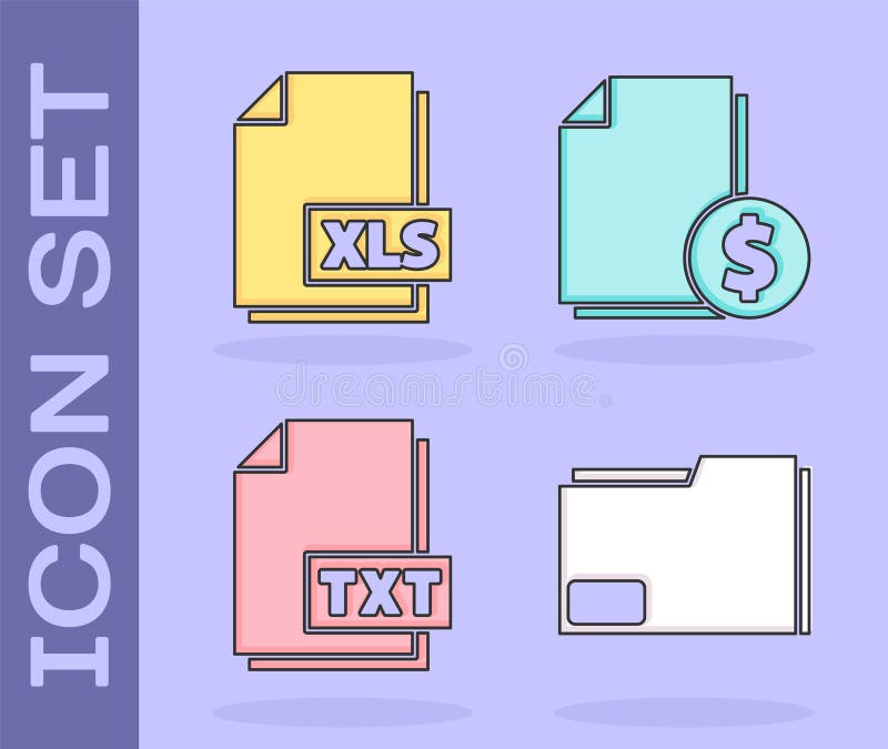 Set Document Folder, XLS File Document, TXT File Document and Finance ... Set Document Folder, XLS File Document, TXT File Document and Finance ...