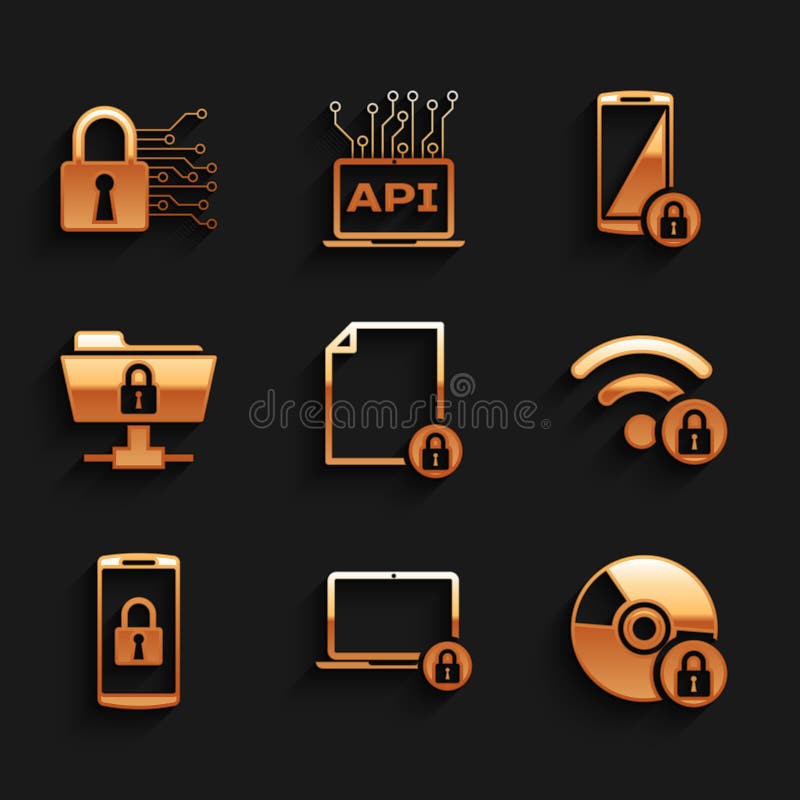 Set Document and Lock, Laptop, CD or DVD Disk with, Wifi Locked ... Set Document and Lock, Laptop, CD or DVD Disk with, Wifi Locked ...