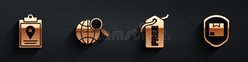 Set Document Tracking Marker System, Magnifying Glass with Globe, Price ...