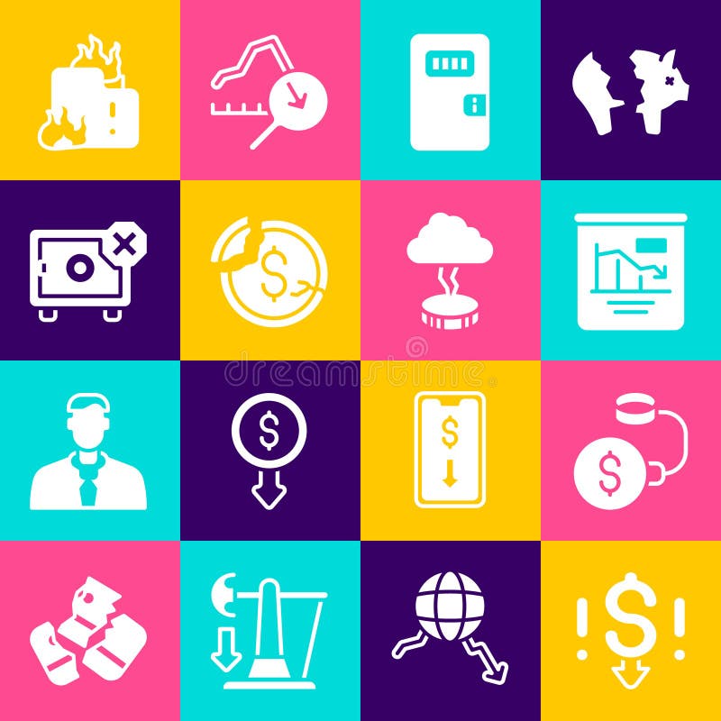 Set Dollar Rate Decrease, Debt Ball Chained To Coin, Pie Chart Infographic, Prison Cell Door ...