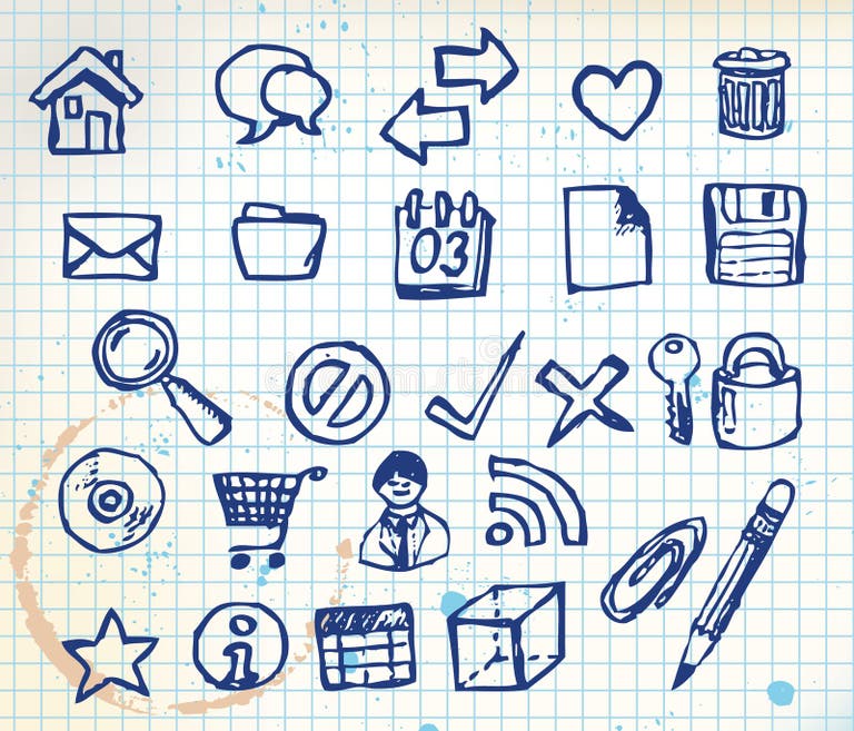 Doodle Computer Stock Illustrations – 89,918 Doodle Computer Stock ...