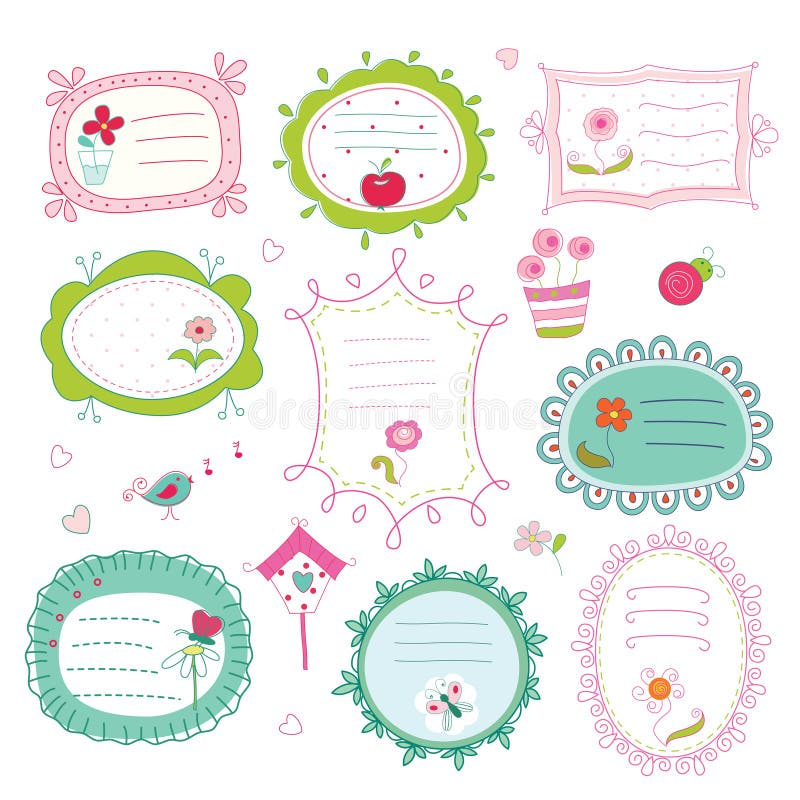 Cute Doodle Frames Stock Illustrations – 7,571 Cute Doodle Frames Stock ...