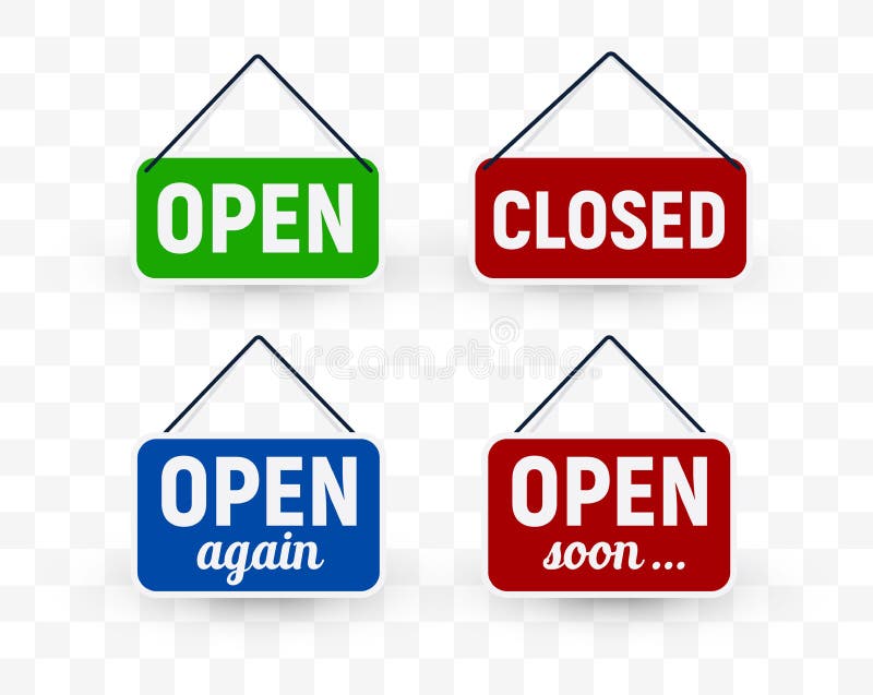 Closing Soon White Stock Illustrations – 18 Closing Soon White Stock ...