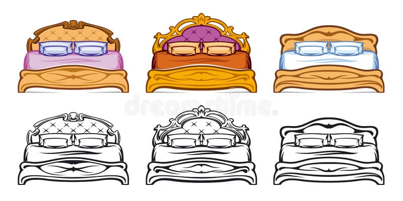 Simple Beds Stock Illustrations – 199 Simple Beds Stock Illustrations ...