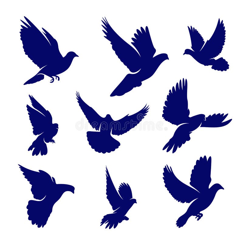 Dove Logo Design Concept Vector. Bird Logo Template. Icon Symbol Stock ...