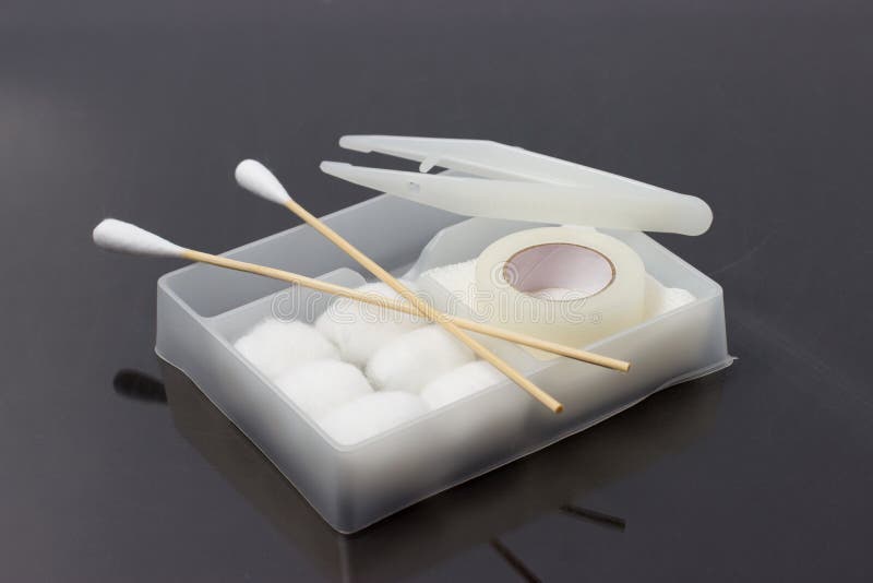 Set of Dressing, Simple Plastic Set Stock Photo - Image of medicine ...