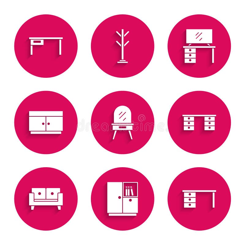 Set Dressing Table, Wardrobe, Office Desk, Sofa, Chest Drawers, TV ...