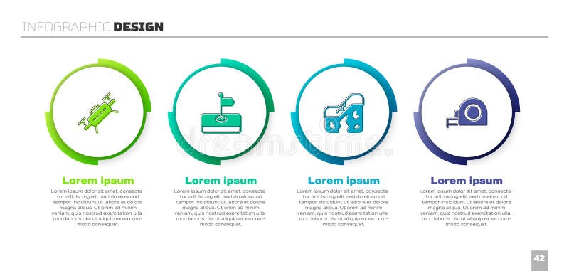 Set Drone, Flag, Geological Fault and Roulette Construction. Business ...