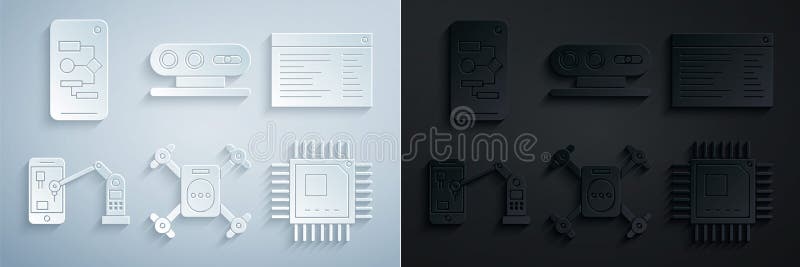 Microchip Arm Robot Icon Stock Illustrations – 180 Microchip Arm Robot Icon Stock Illustrations ...