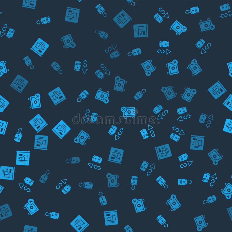 Set Drop in Crude Oil Price, , Safe and Pie Chart Infographic on ...