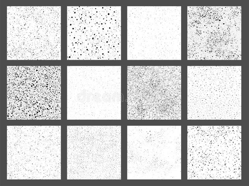 Set of Dust Texture Vector Seamless Patterns. Stock Vector ...