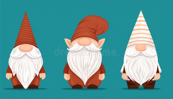 Set of dwarfs stock illustration. Illustration of face - 376958673