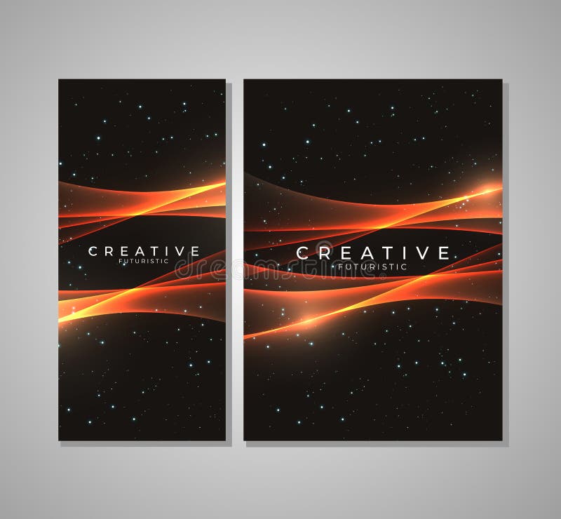 Set of Dynamic Wave Dimension Background with Light Shadow Effect ...