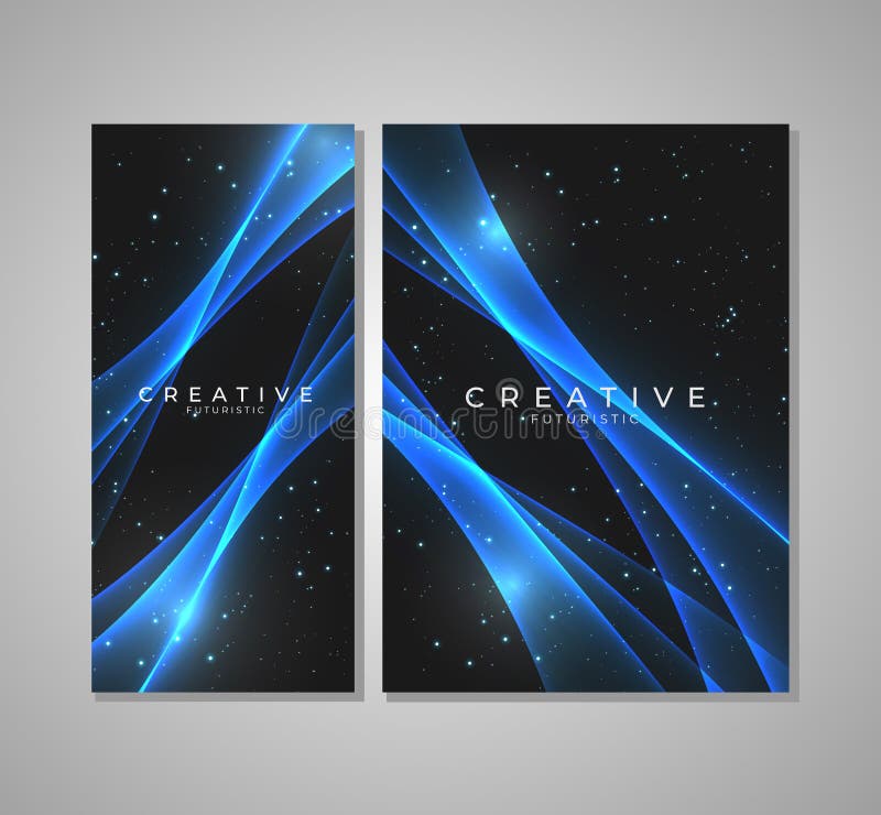 Set of Dynamic Wave Dimension Background with Light Shadow Effect ...