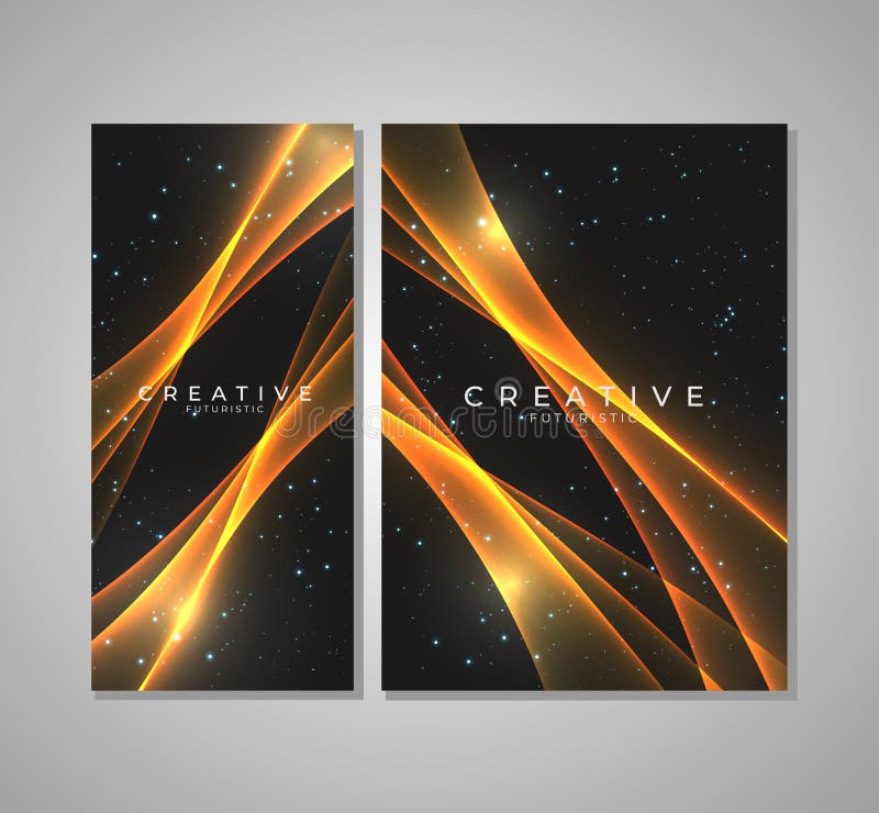 Set of Dynamic Wave Dimension Background with Light Shadow Effect ...