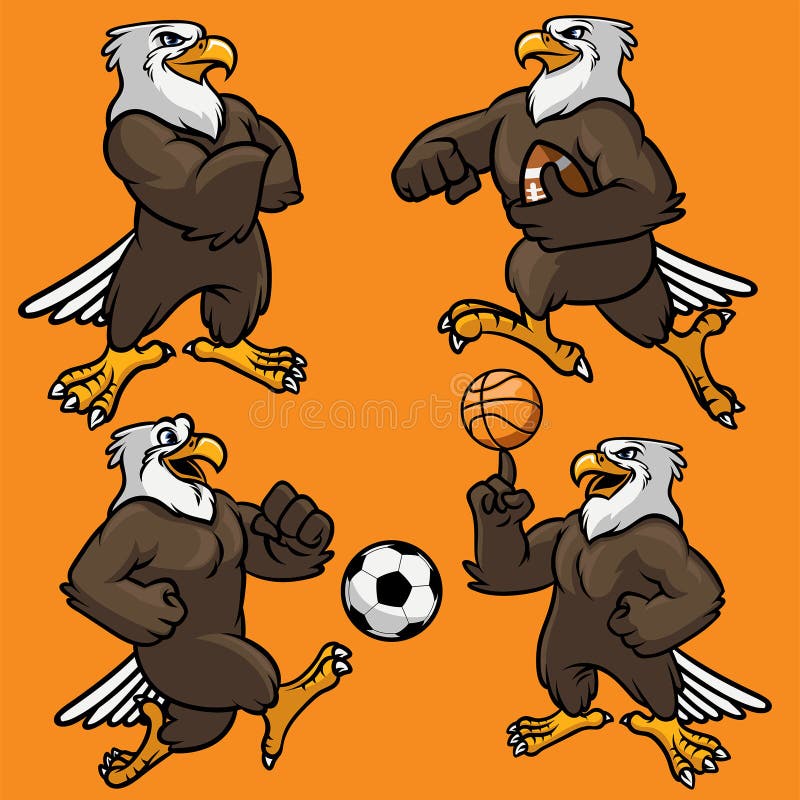 Falcon Mascot Basketball