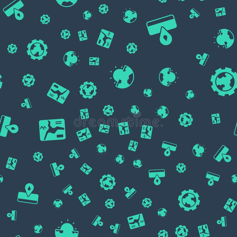 Set Earth Core Structure Crust, Oilfield, Topographic Map and Gear ...