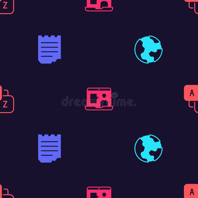 Set Earth Globe, Notebook, Foreign Language Online Study and Vocabulary ...