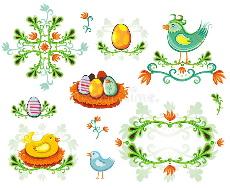 Easter Frame 5 stock vector. Illustration of backdrop - 18980952
