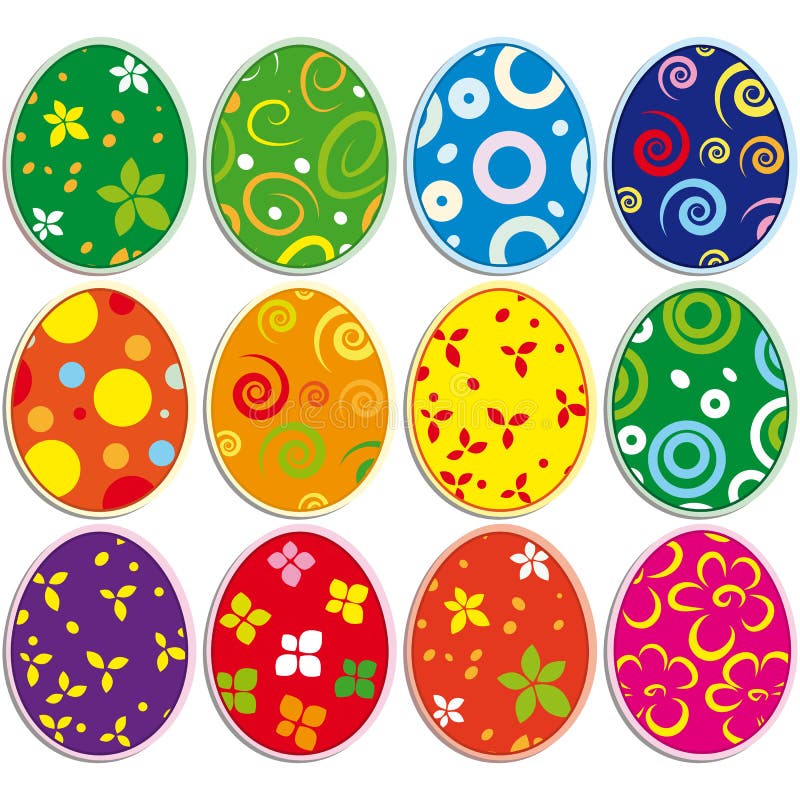Easter Eggs with Zodiac Signs Stock Vector - Illustration of gemini ...