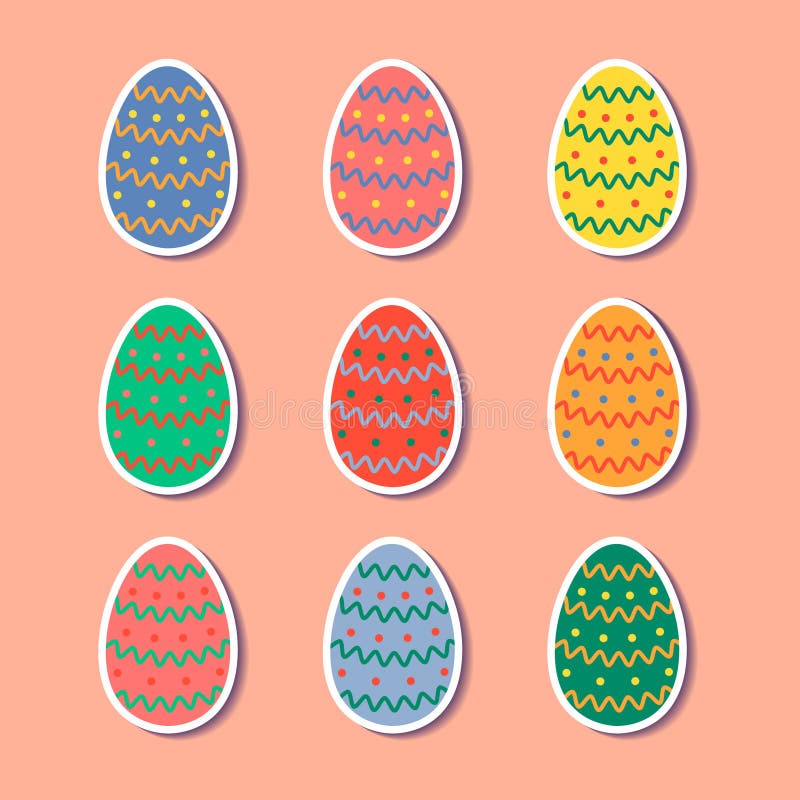 Eggs Stickers Stock Illustrations – 1,687 Eggs Stickers Stock ...